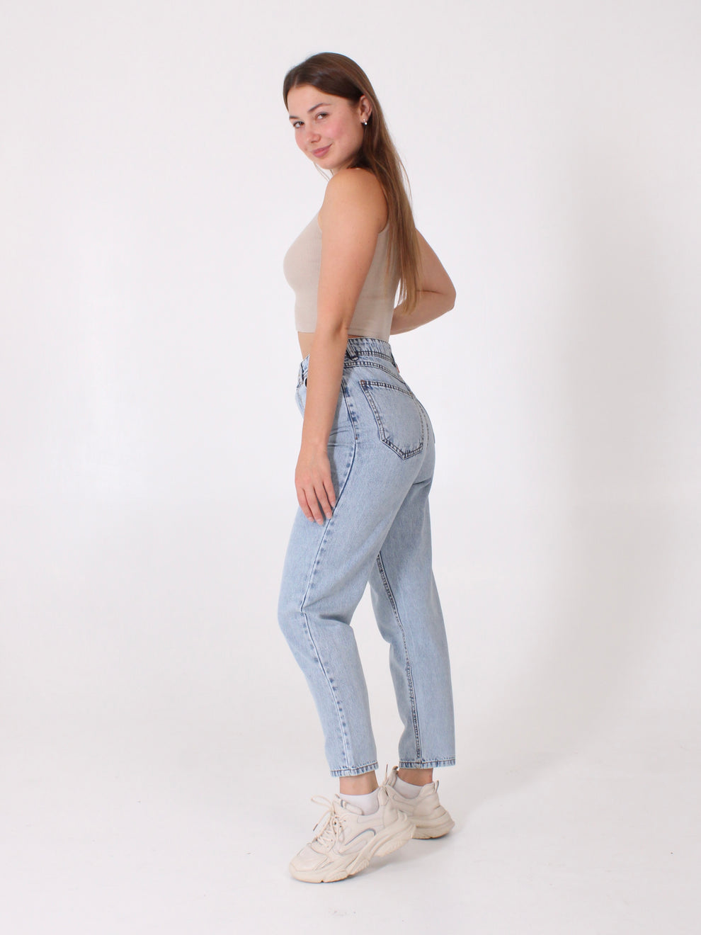 Ocean Blue Polina Mom Jeans – Devushkajeans